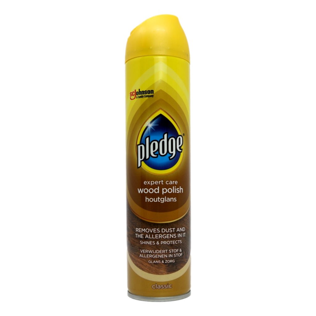 Pledge Aerosol 5 in 1 250ml Wood Polish Classic | 5000204690088 ...