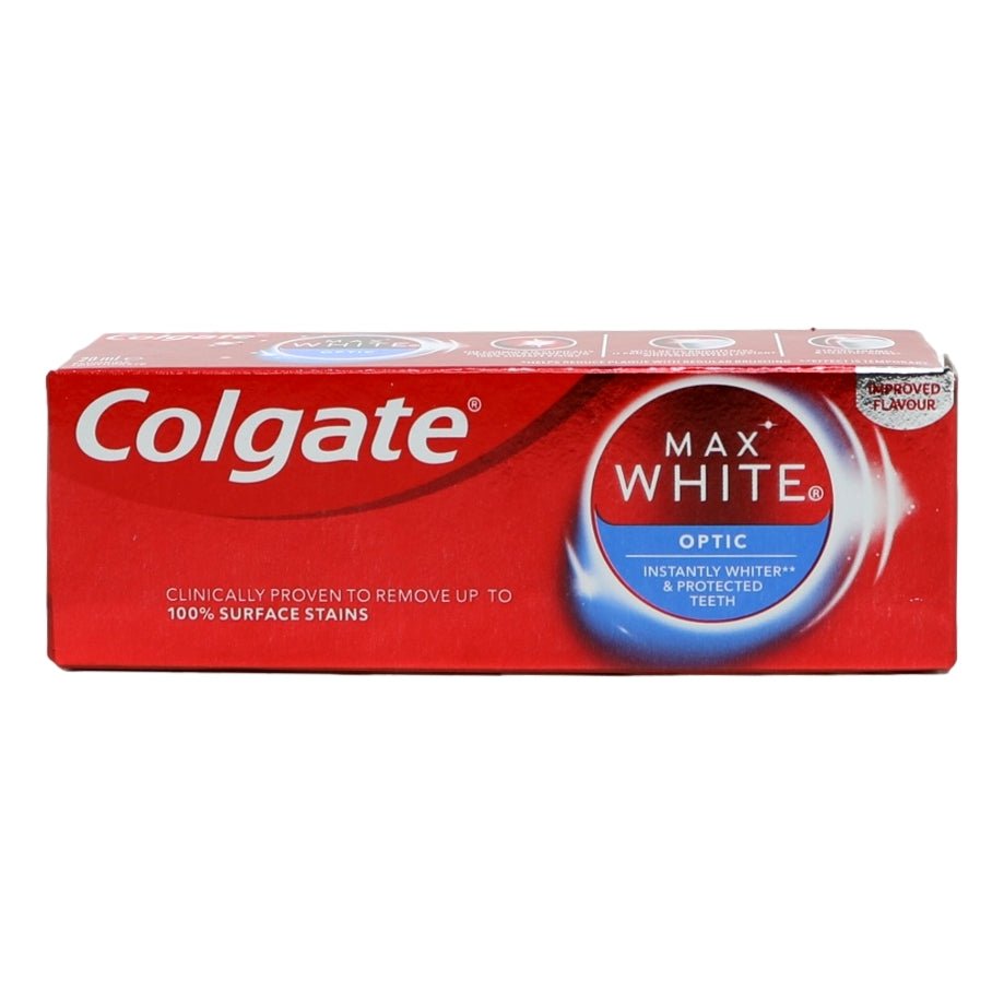 Colgate Toothpaste 20ml Max White Optic Travel | 8718951100794 ...