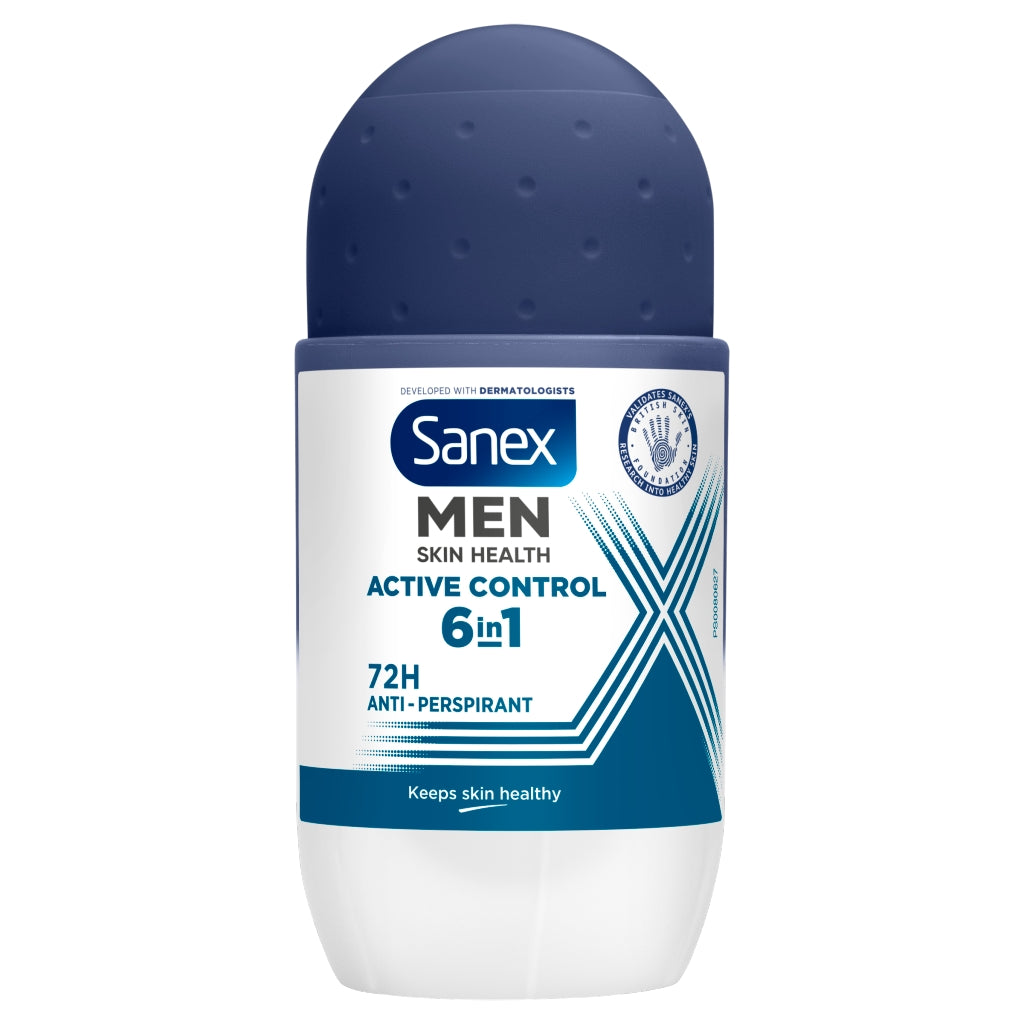 Sanex Deo Roll On 50ml 72hr Men Active | 8718951729865 | Intamarque ...