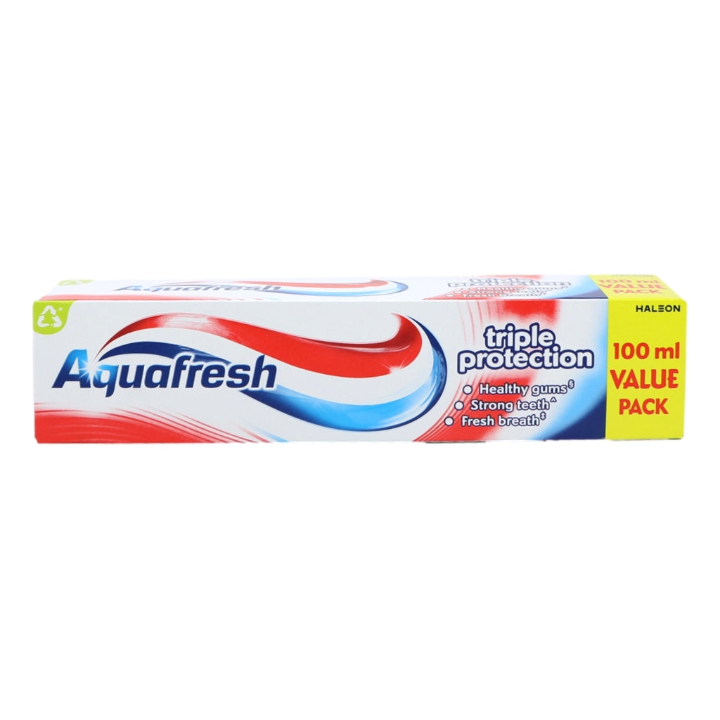 Aquafresh Toothpaste 100ml Triple Protection | 5054563180209 ...