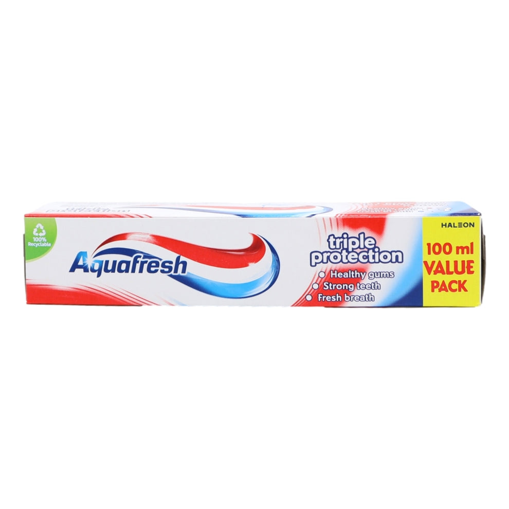 Aquafresh Toothpaste 100ml Triple Protection | 5054563180209 ...