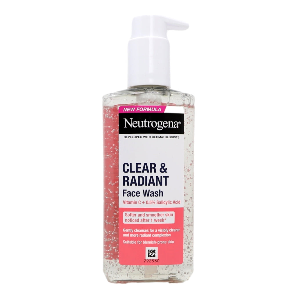 Neutrogena Visibly Clear Pink Facial Wash 200ml Grapefruit ...