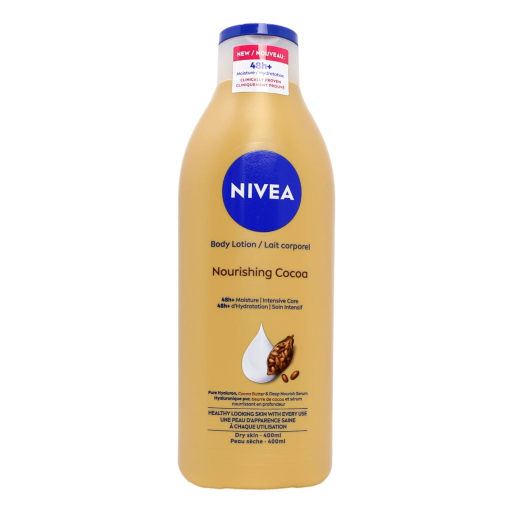 Nivea Body Lotion 400ml Nourishing Cocoa | 4006000089935 | Intamarque ...