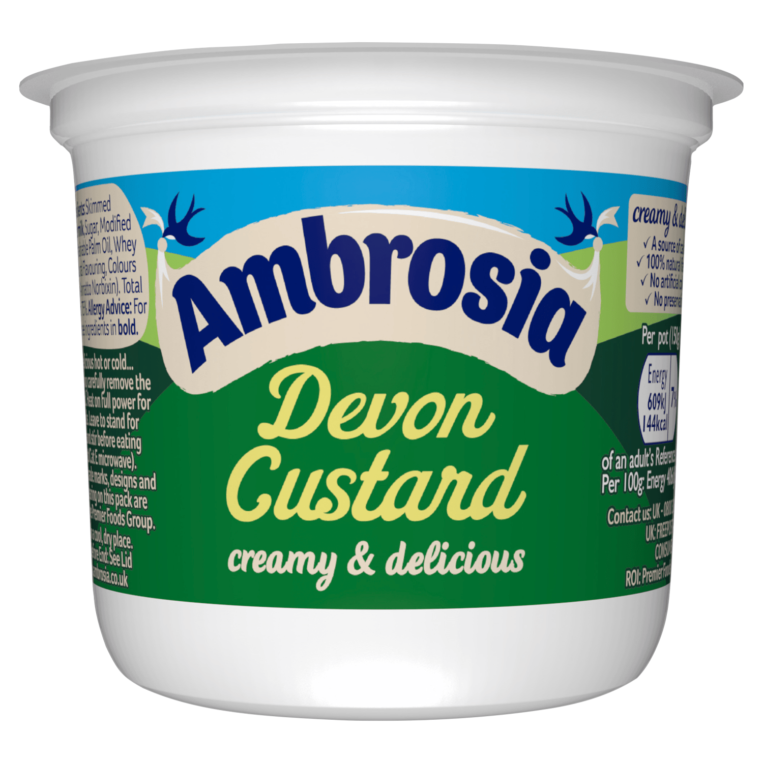 Ambrosia Devon Custard 150g | 96169001 | UK Food & Drink Wholesale ...