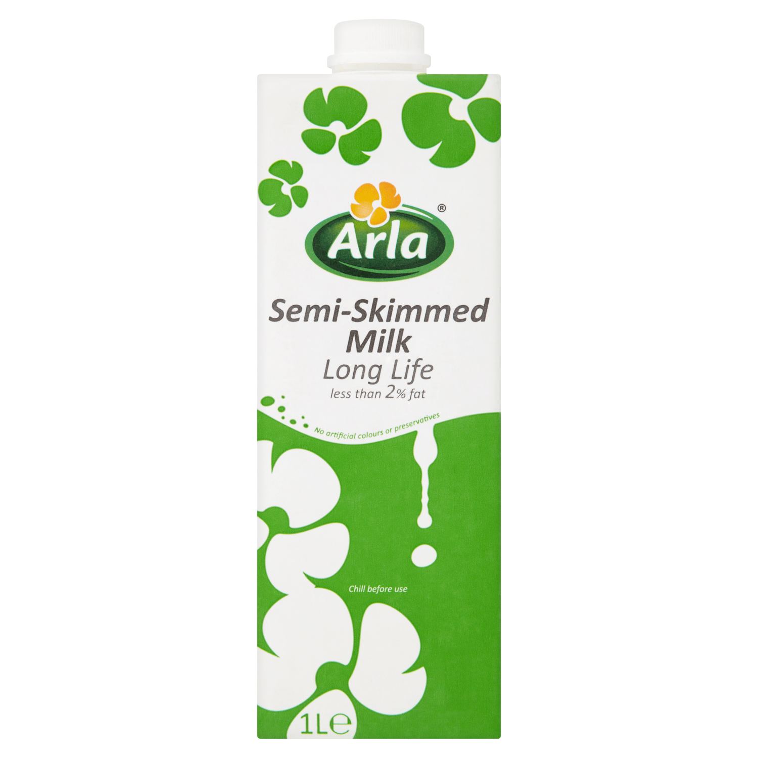 Arla Semi-Skimmed UHT Milk Long Life 1L | 5000181030341 | UK Food ...