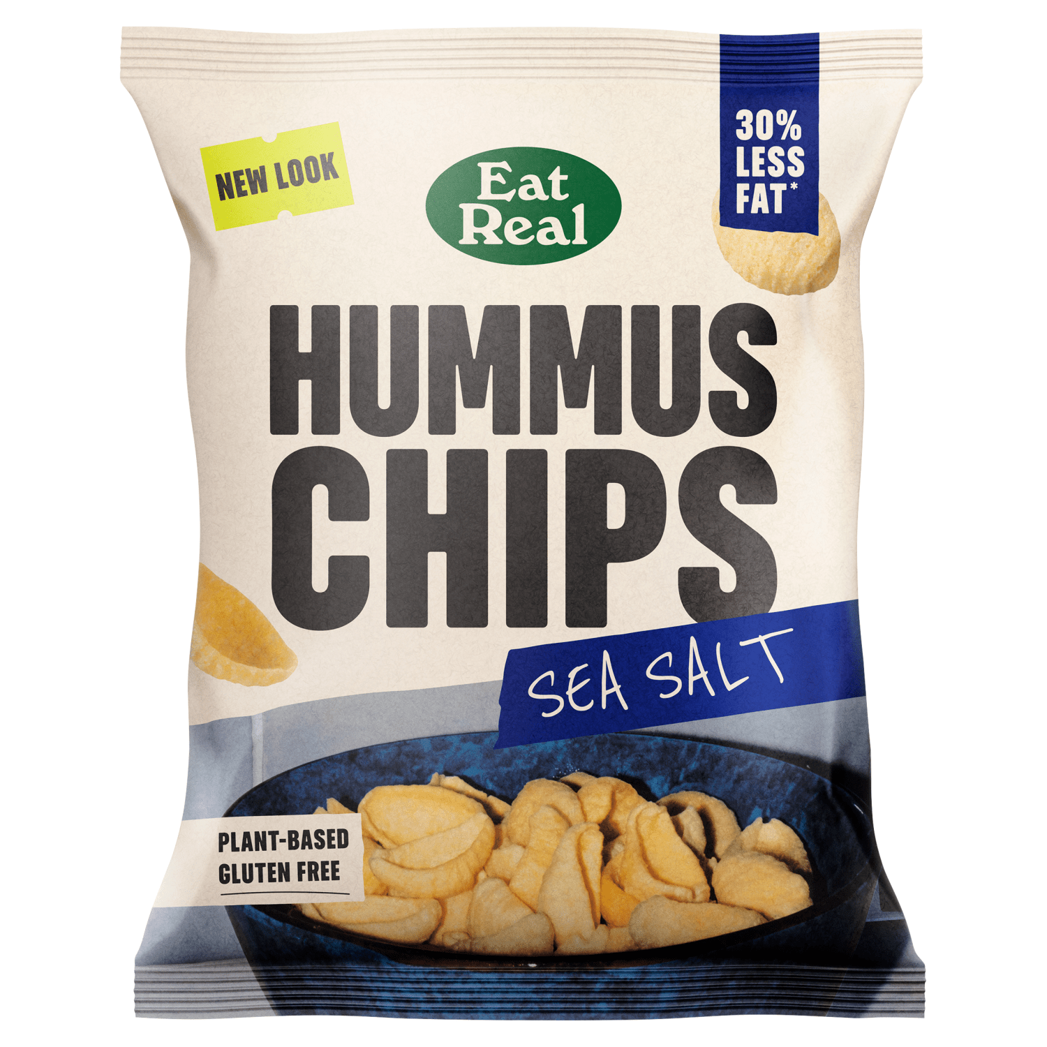 Eat Real Hummus Chips Sea Salt 45g | 5060878780515 | UK Food & Drink ...