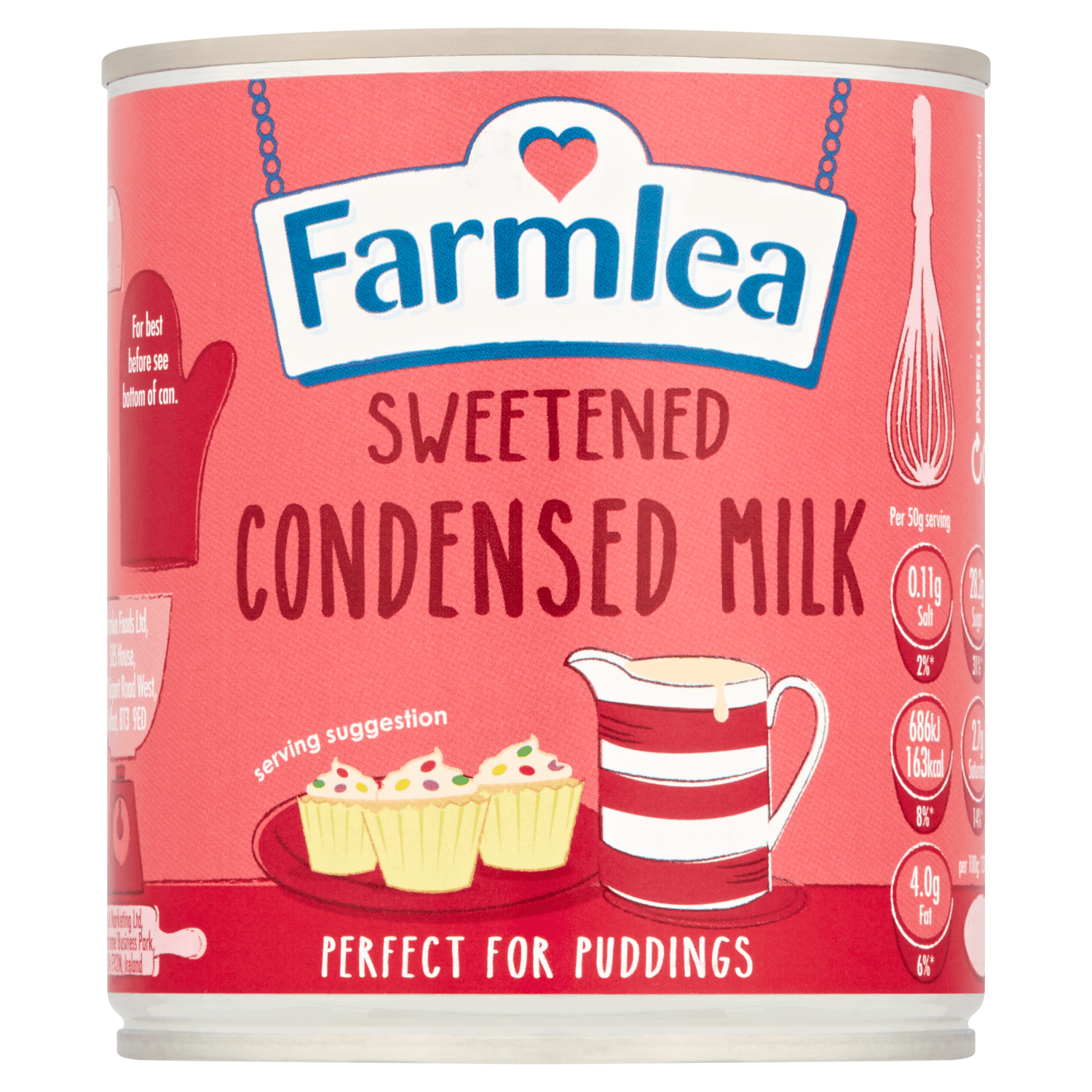 Farmlea Sweetened Condensed Milk 397g | 5011106892524 | UK Food & Drink ...