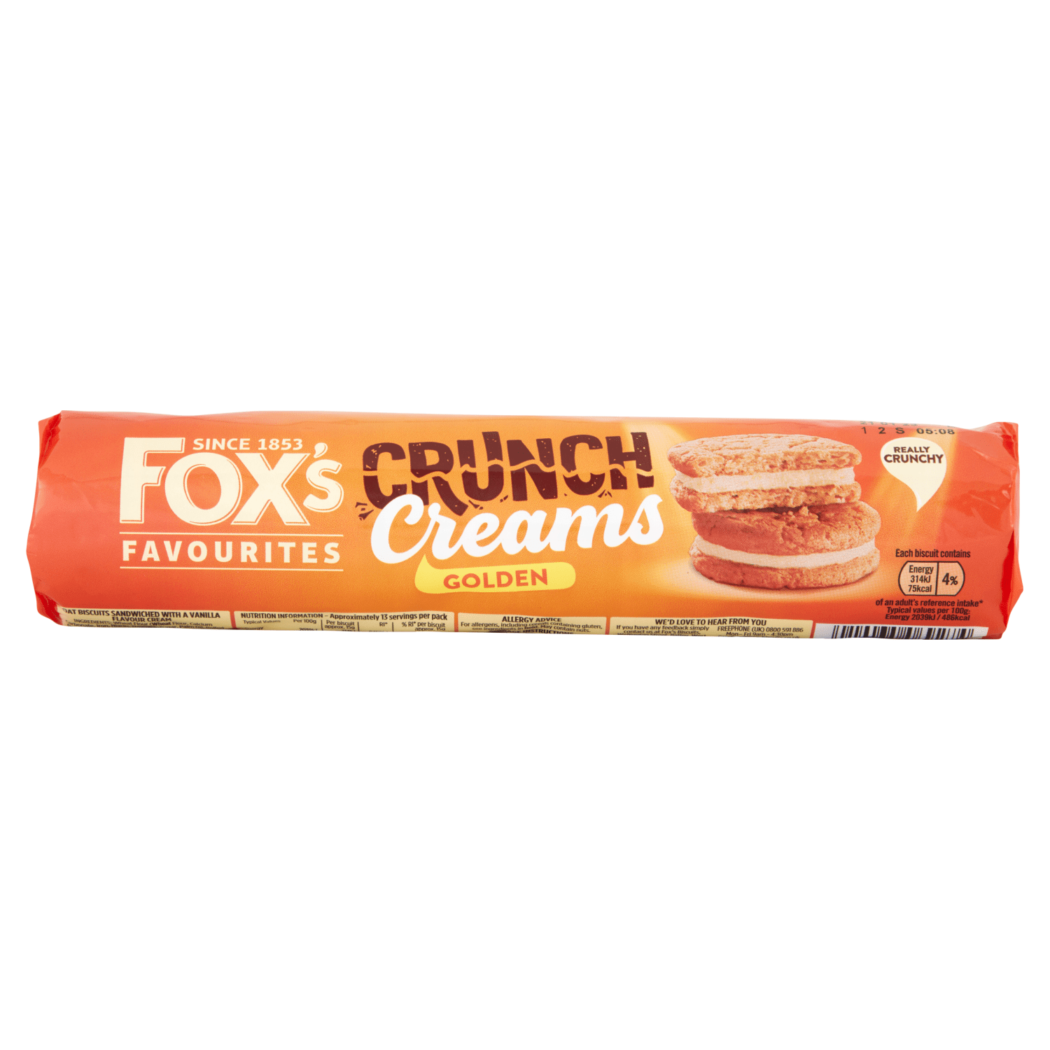 Fox's Favourites Crunch Creams Golden 200g – Intamarque