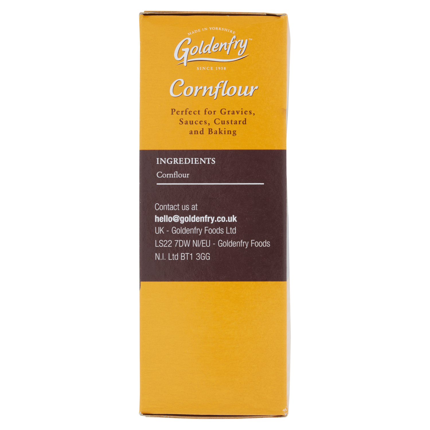 Goldenfry Cornflour 250g | 5010105001500 | UK Food & Drink Wholesale ...