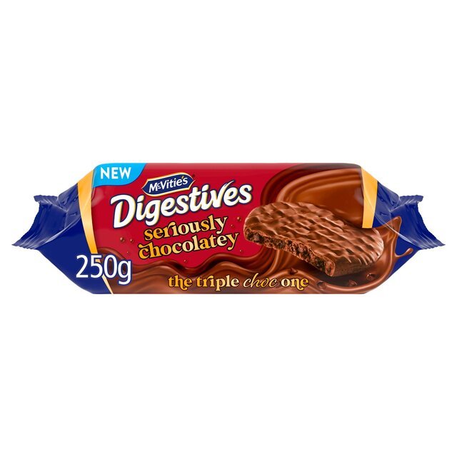 McVitie's Seriously Chocolatey Digestives 250g | 5000168002088 | UK ...