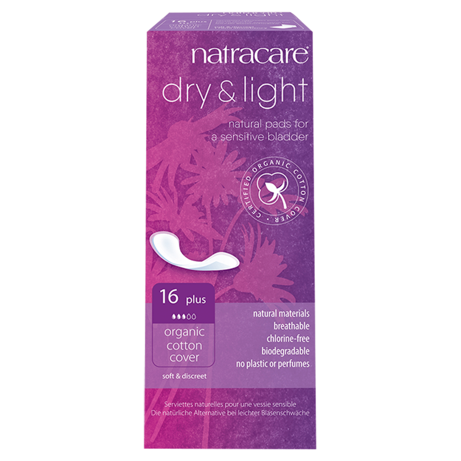 Natracare Dry & Light Inco Plus Pads | 782126003546 | UK Food & Drink ...