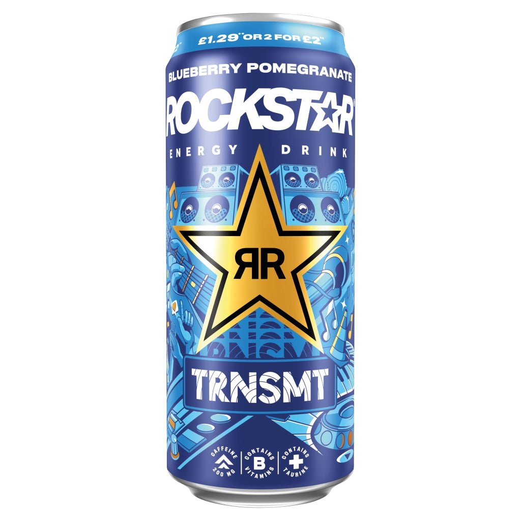 Rockstar Blueberry Pomegranate Acai Energy Drink 500ml – Intamarque