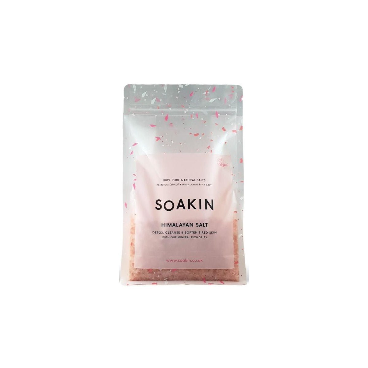 Soakin Himalayan Pink Bath Salt | 5055177535409 | UK Food & Drink ...