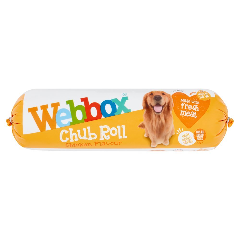 Webbox Chub Roll Chicken Flavour 1-7 Years 720g | 5012144907621 | UK ...